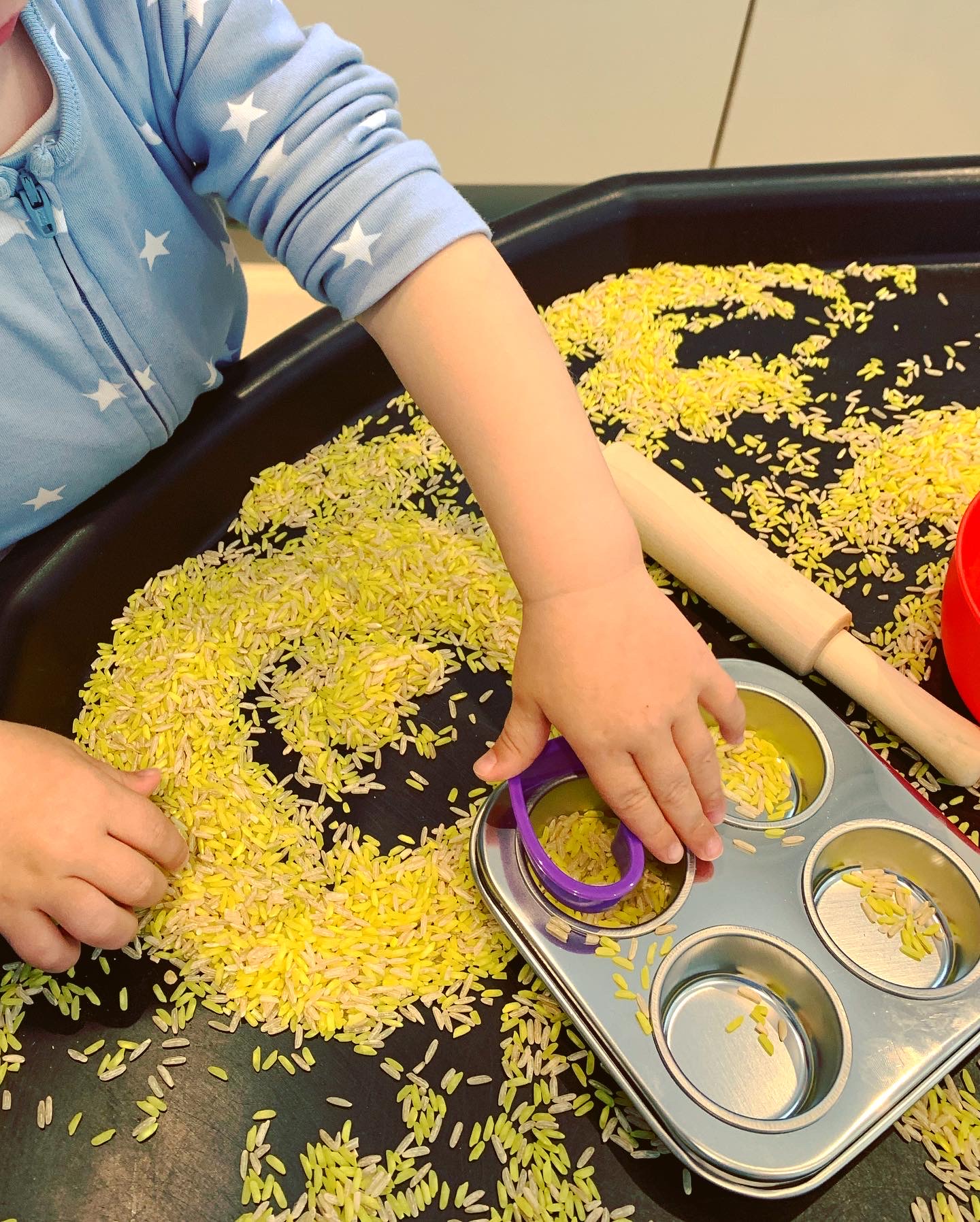 Sensory Play with Rice! – Mummy, Teacher, Blogger…